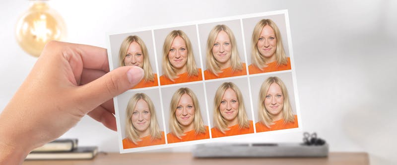 Stampa fototessera online | 8 fototessere a soli 2,99 € | Pixum